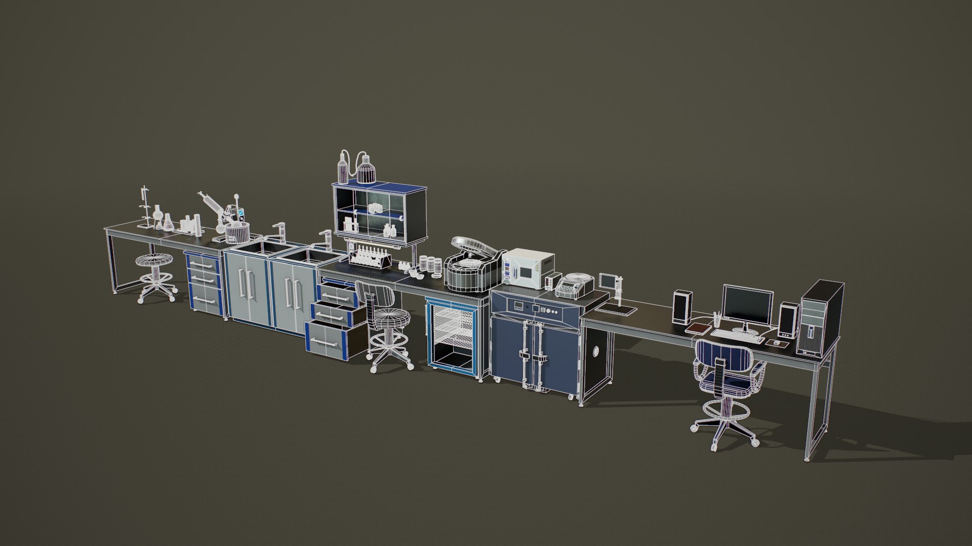 3D Laboratory Pbr - TurboSquid 1636470
