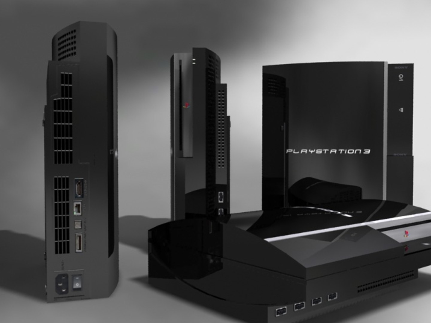 Playstation 3 3d Model