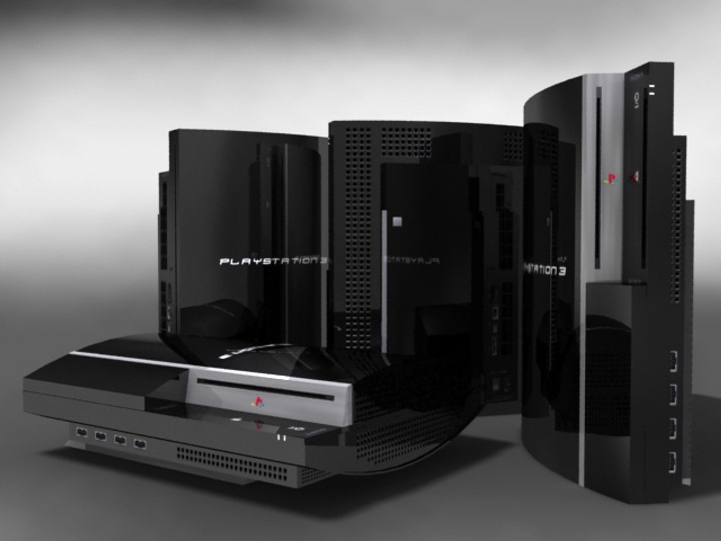 Playstation 3 3d Model