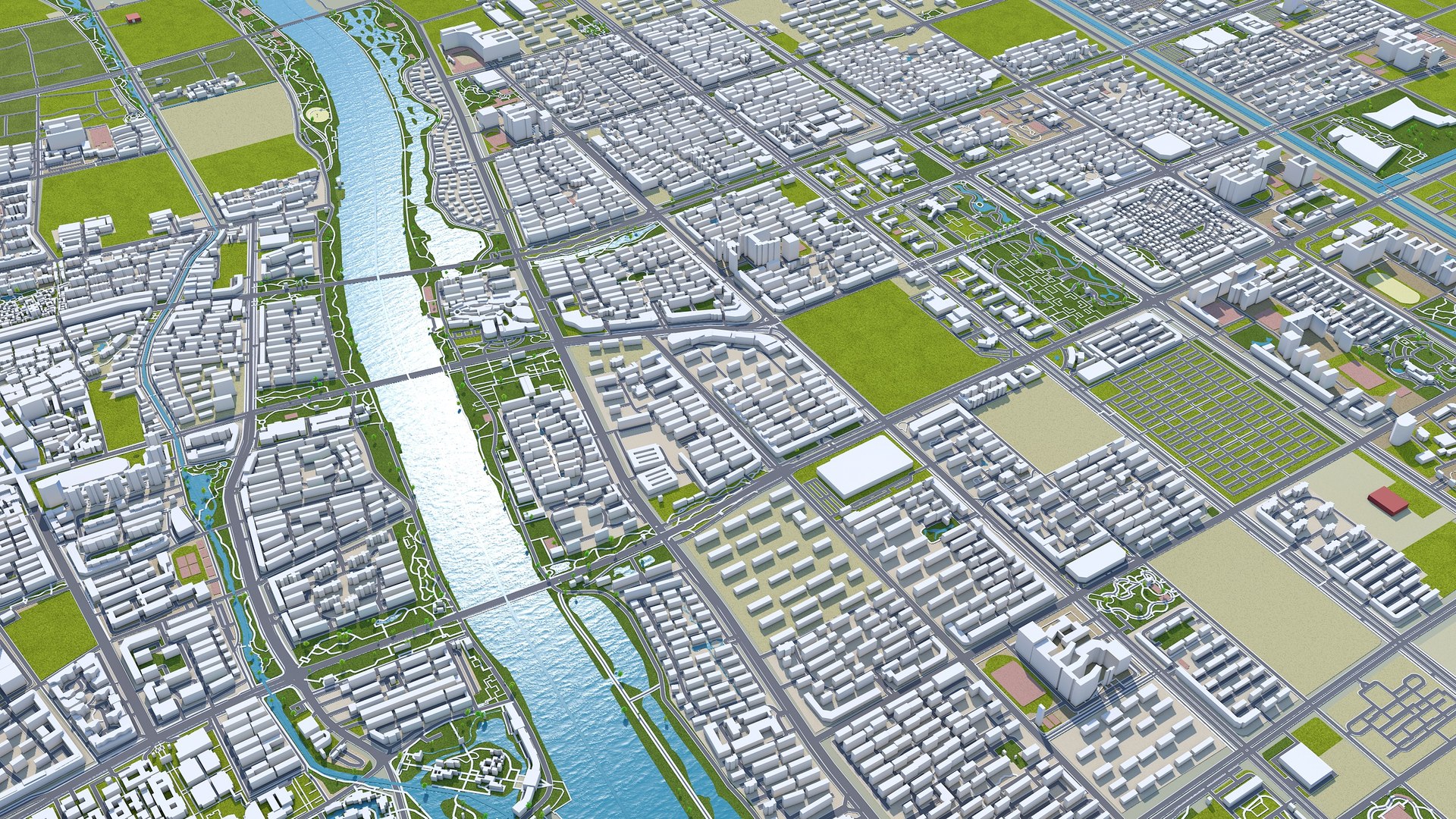 3D Suqian Jiangsu China model - TurboSquid 2154593