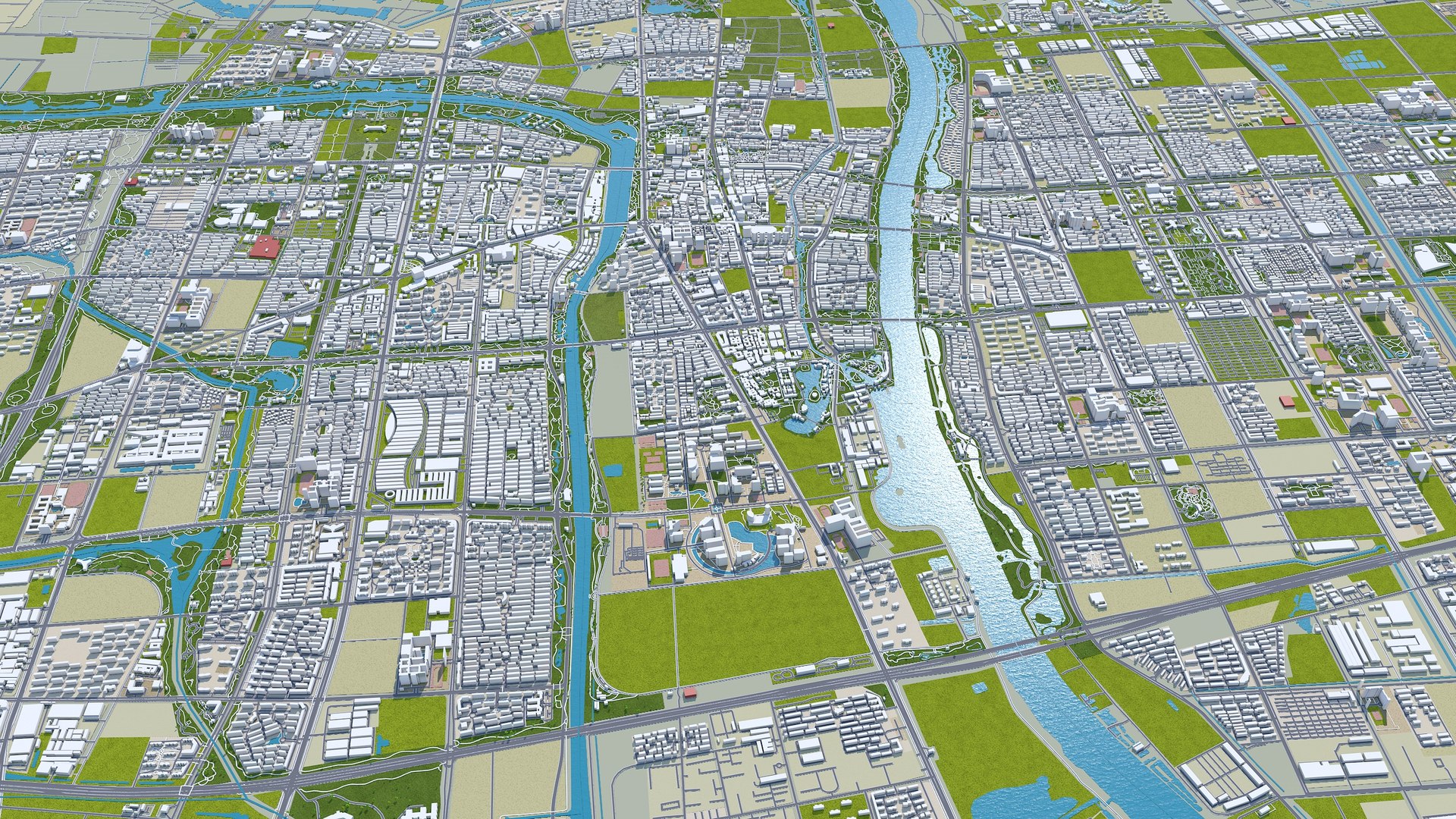 3D Suqian Jiangsu China model - TurboSquid 2154593