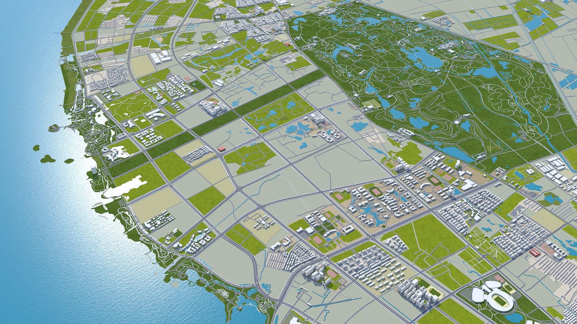 3D Suqian Jiangsu China model - TurboSquid 2154593