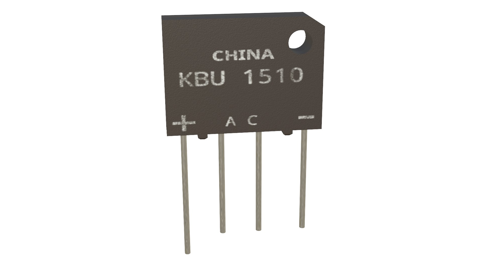 3D Model Electronic Rectifier Bridge - TurboSquid 2001838