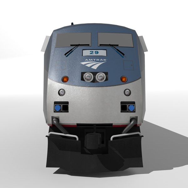 3d model ge genesis p42dc amtrak train