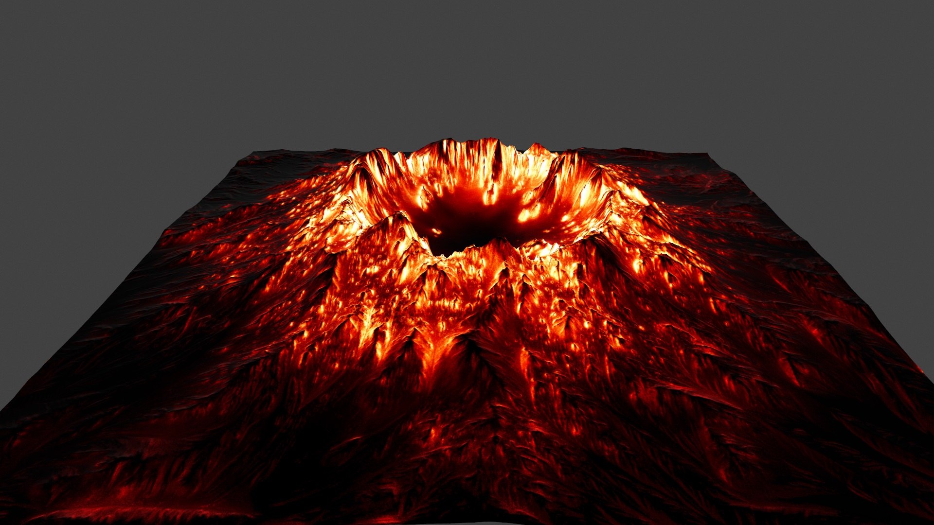 Volcano 3D Model - TurboSquid 1191346
