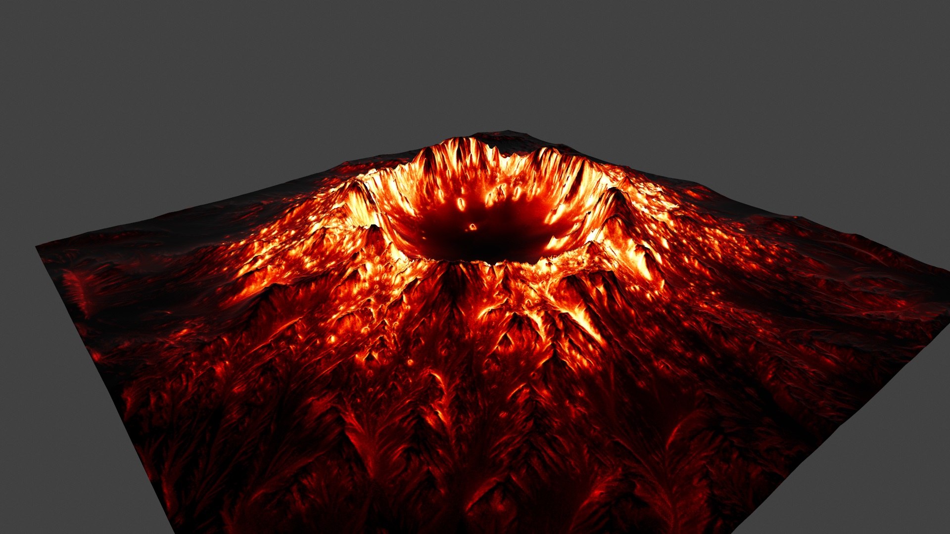 Volcano 3D Model - TurboSquid 1191346