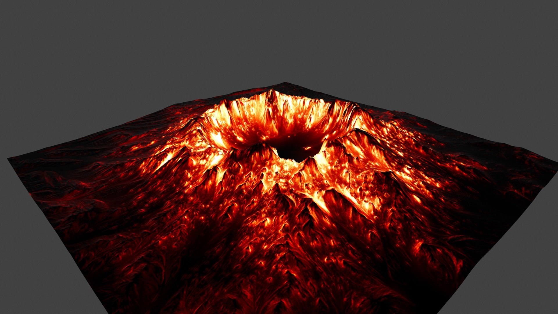 Volcano 3D Model - TurboSquid 1191346