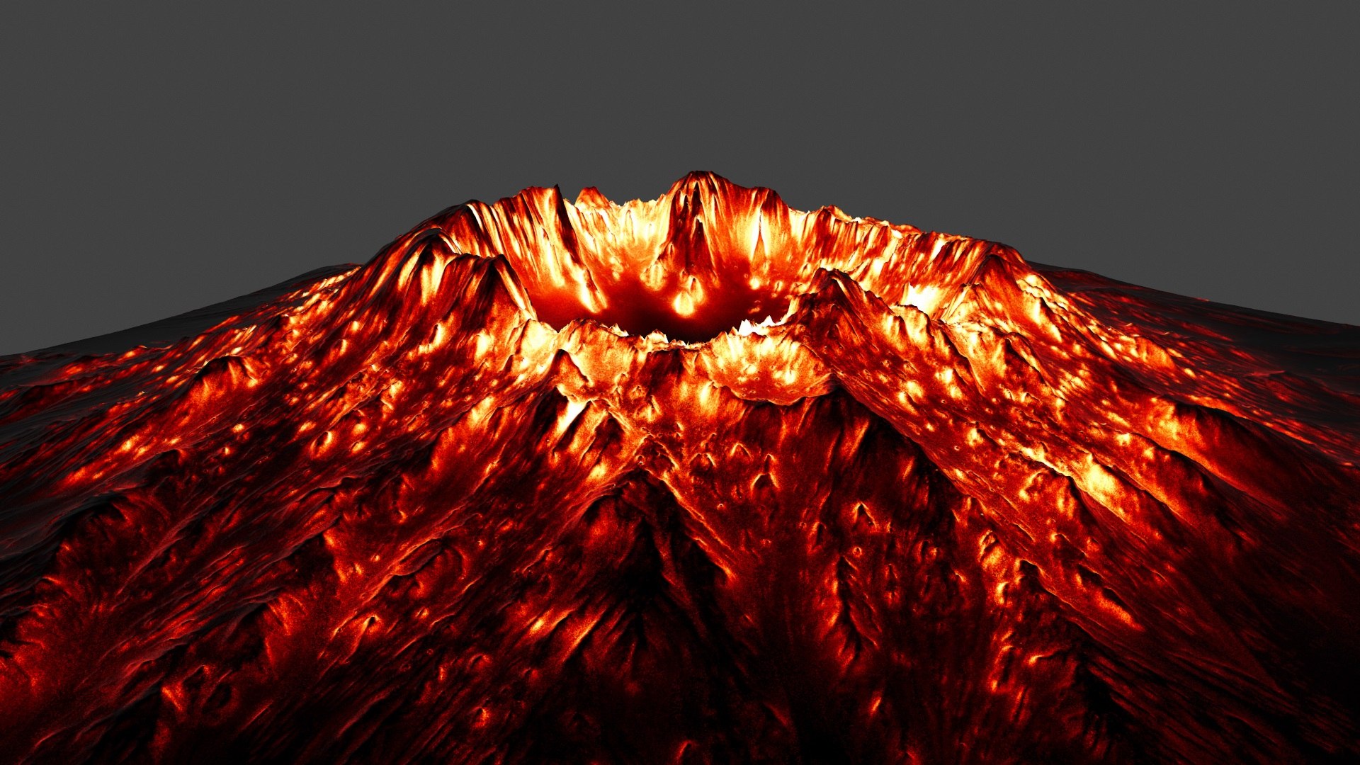 Volcano 3D Model - TurboSquid 1191346
