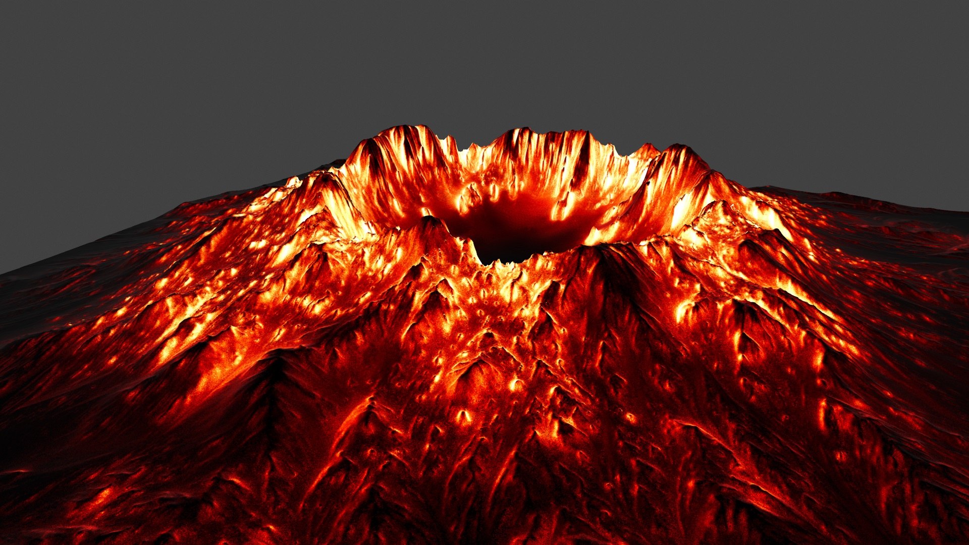 Volcano 3D Model - TurboSquid 1191346