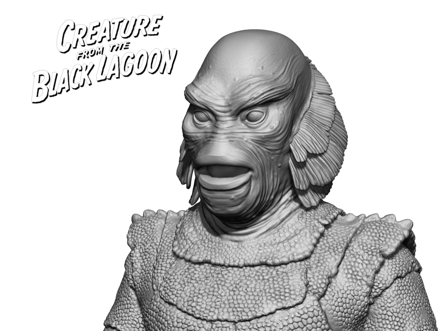 Character Creature Black Lagoon 3D - TurboSquid 1234076