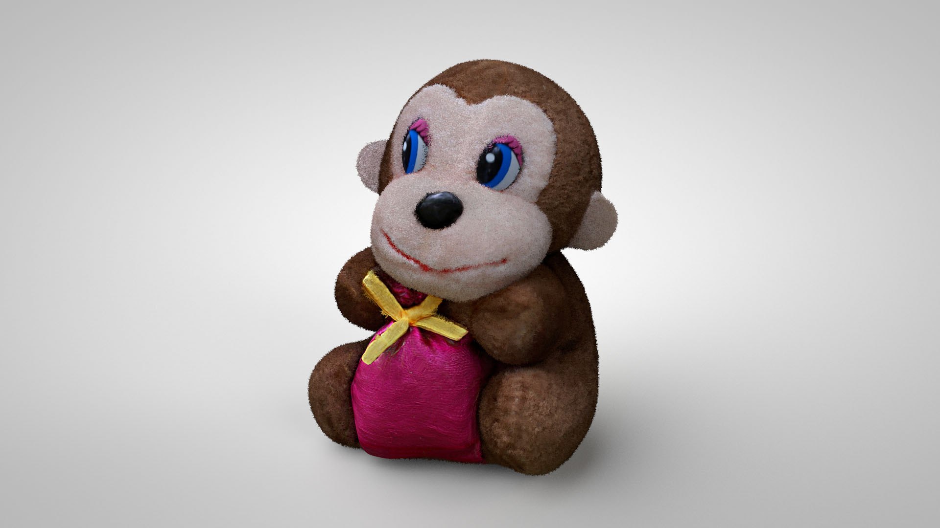 3D model Woolly Monkey Hair - TurboSquid 2136624
