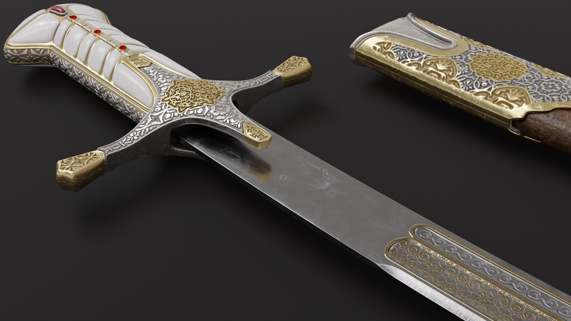 Elite Islamic Sword 3D Model - TurboSquid 2074804
