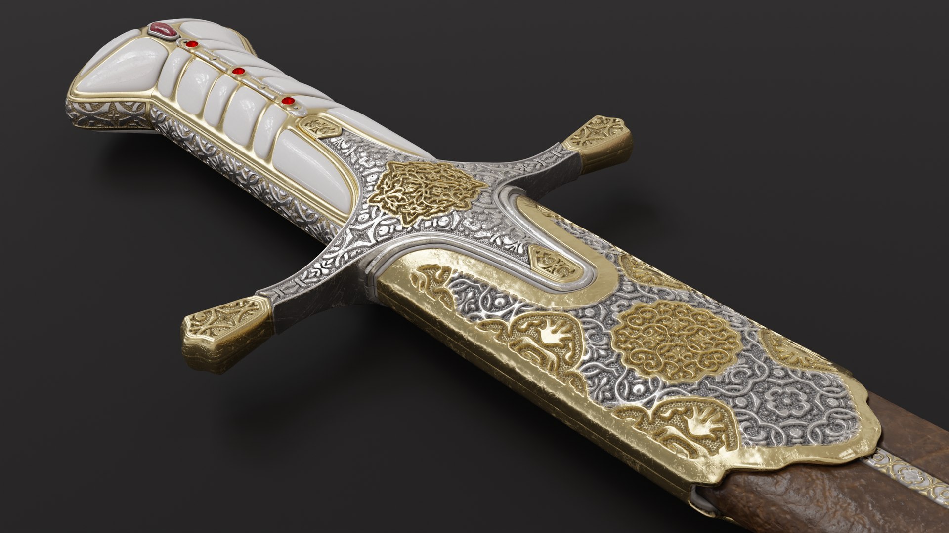 Elite Islamic Sword 3D Model - TurboSquid 2074804