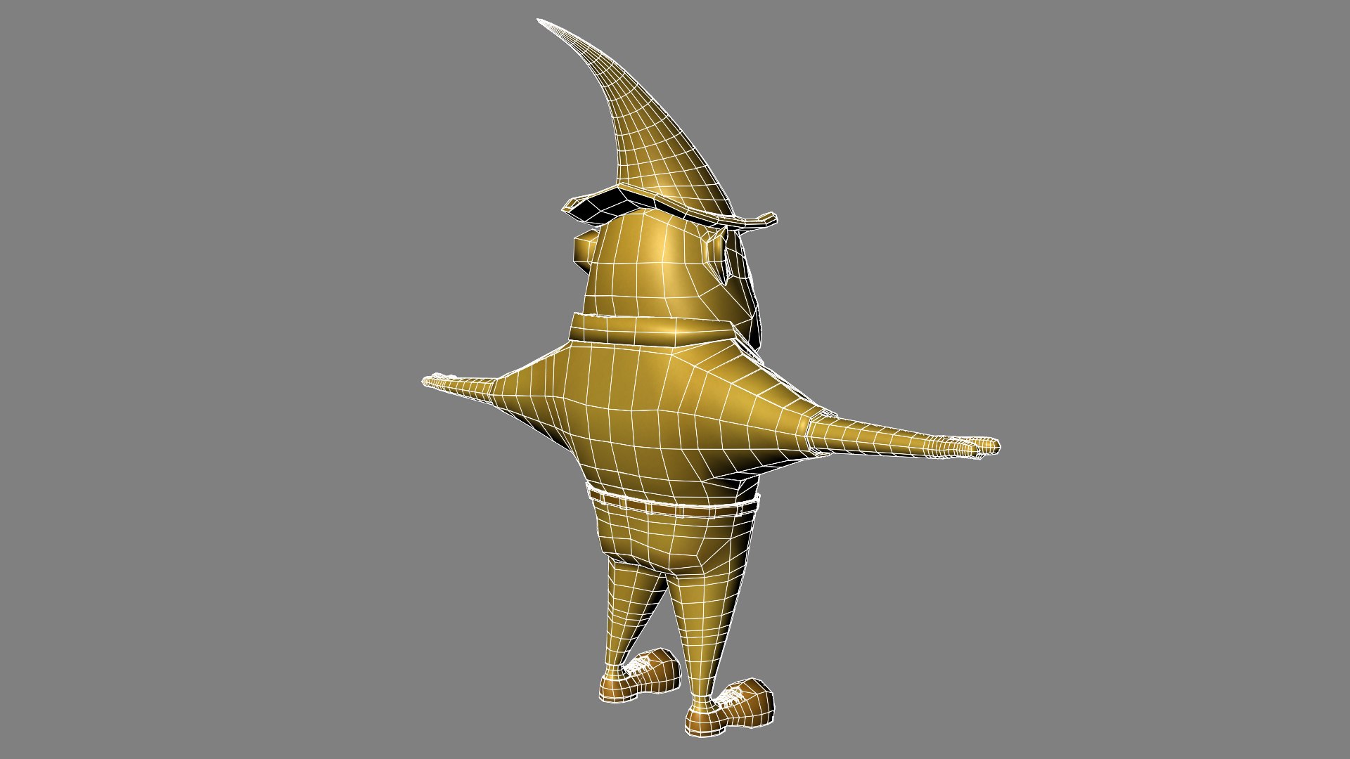 3d Model Of Cartoon Star Character