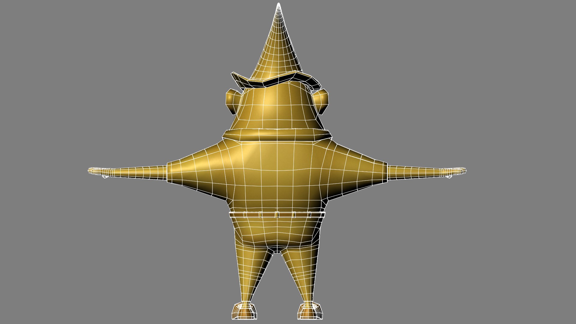 3d Model Of Cartoon Star Character