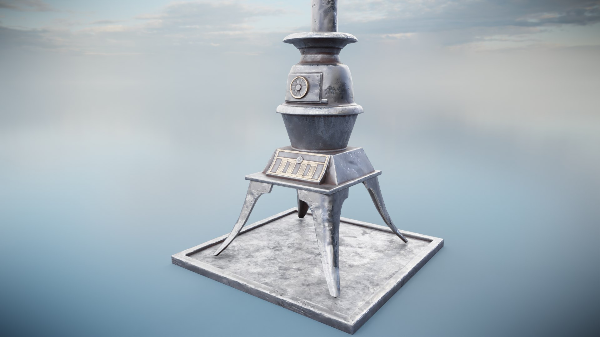 Potbelly Stove 3D - TurboSquid 2138273