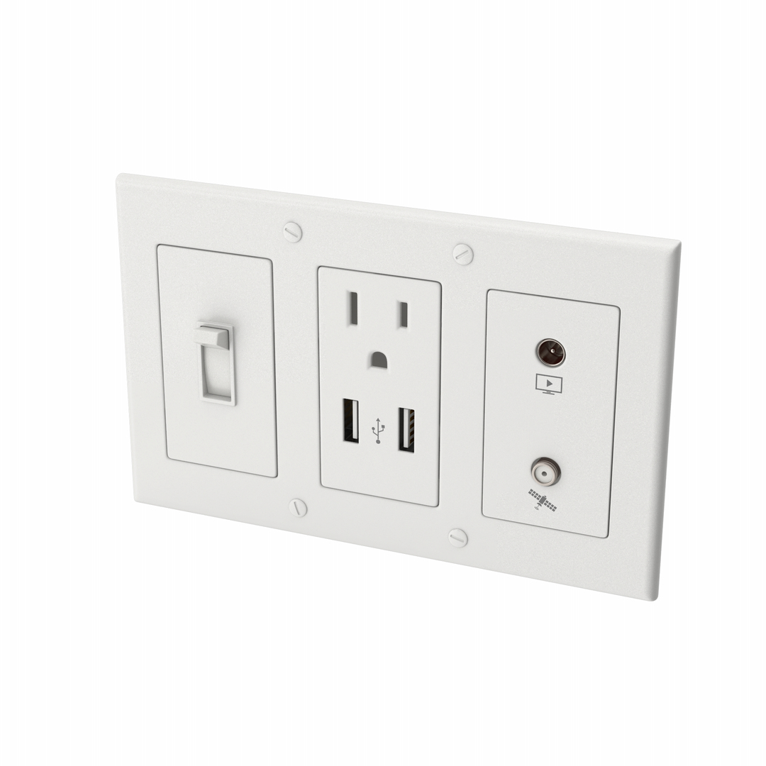 3D Electrical Outlets And Switches 2 - TurboSquid 2168679