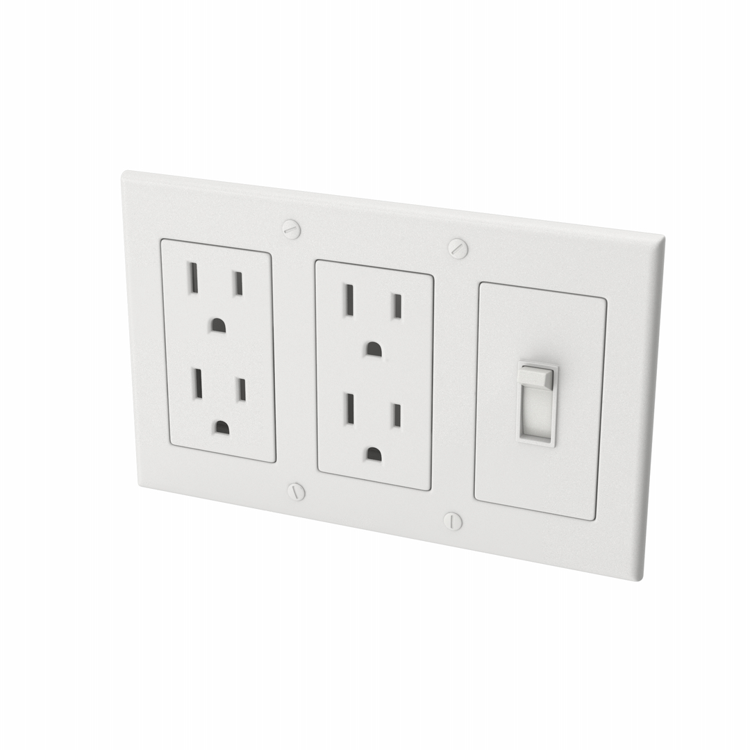 3D Electrical Outlets And Switches 2 - TurboSquid 2168679