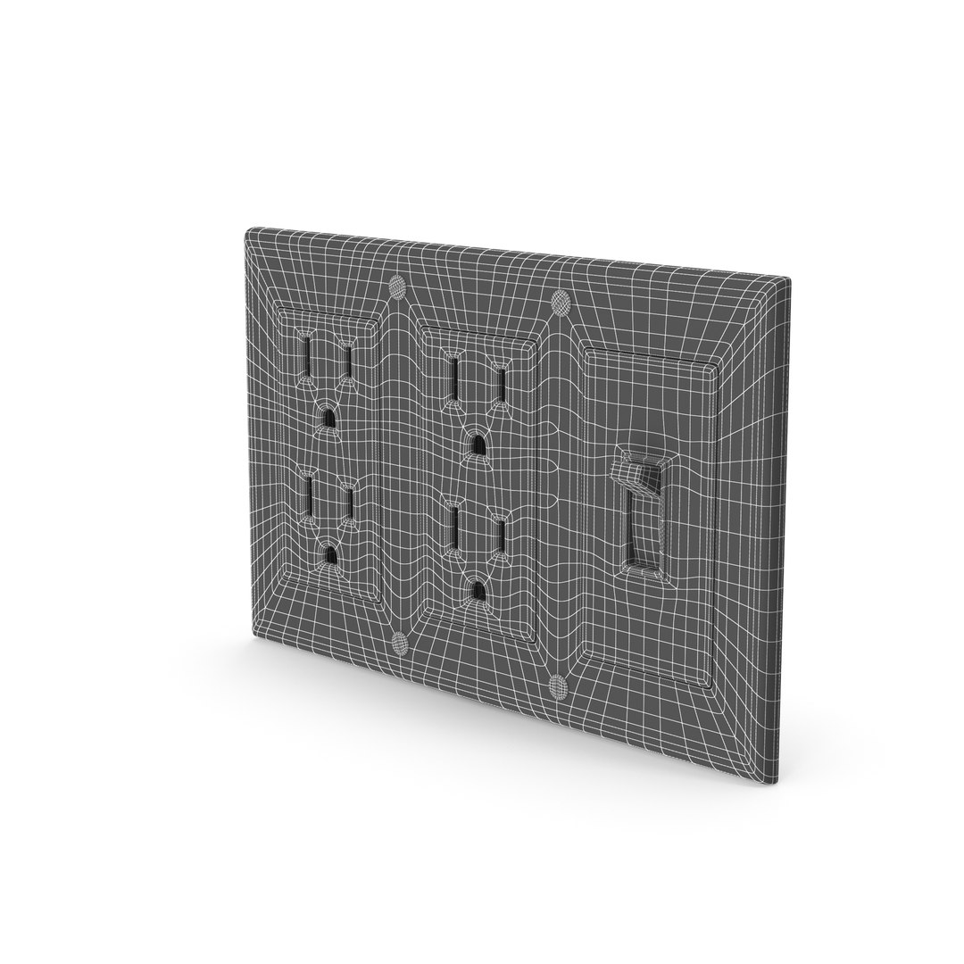 3D Electrical Outlets And Switches 2 - TurboSquid 2168679