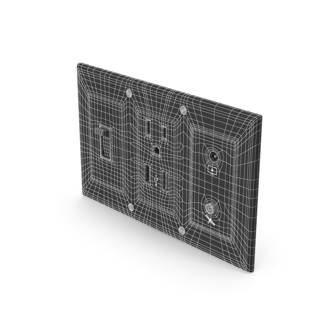 3D Electrical Outlets And Switches 2 - TurboSquid 2168679