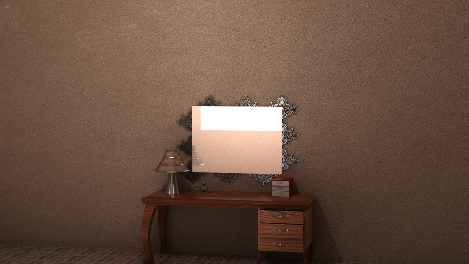 3D decor makeup home model - TurboSquid 1261402