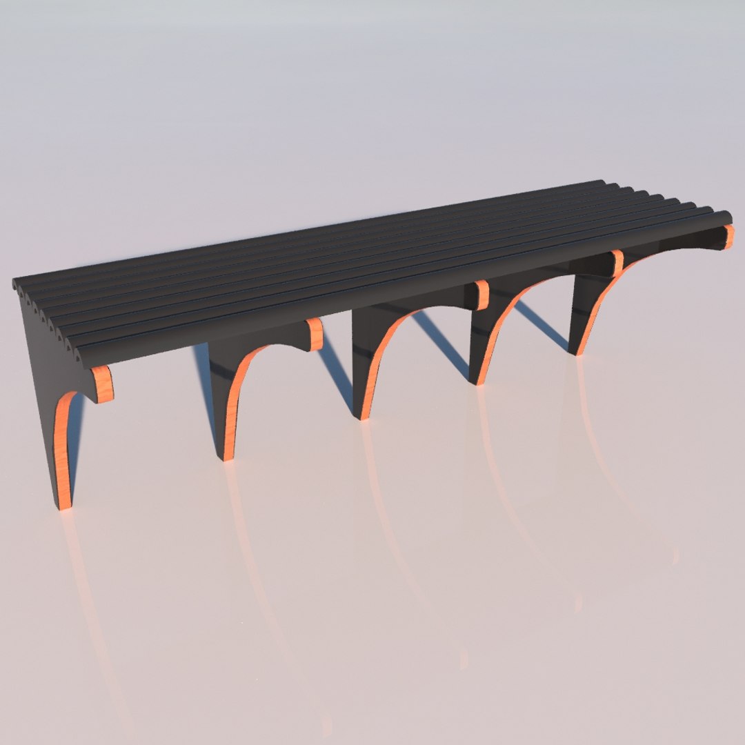 Bench 3D Model - TurboSquid 1312386