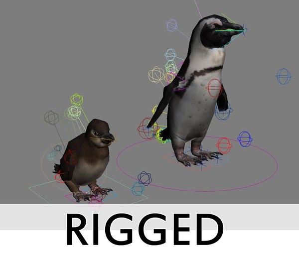 조작 된 펭귄 3D 모델 - TurboSquid 517067
