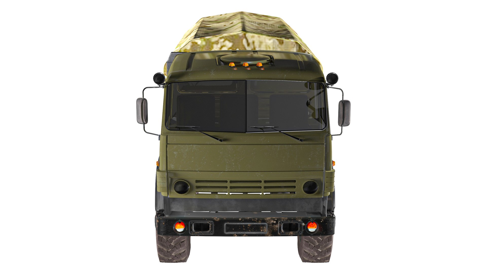 Kamaz Army Model - TurboSquid 2064592