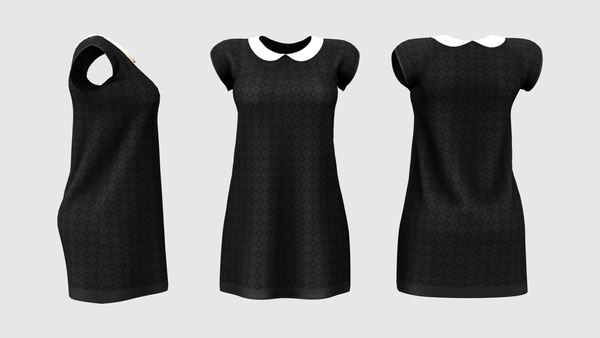 3D Shift Dress model - TurboSquid 1780006