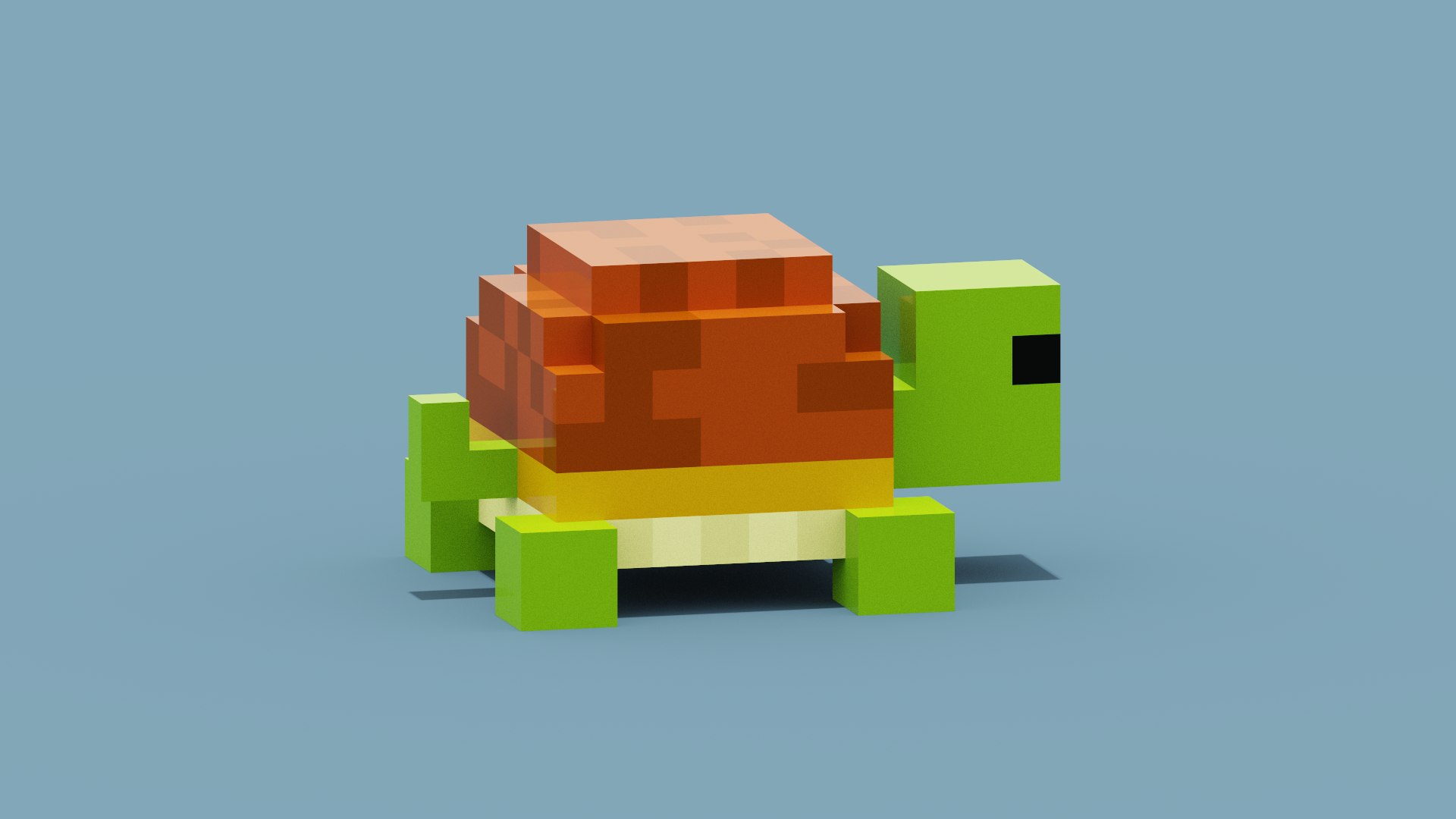 Voxel Turtle 3D Model - TurboSquid 1916085