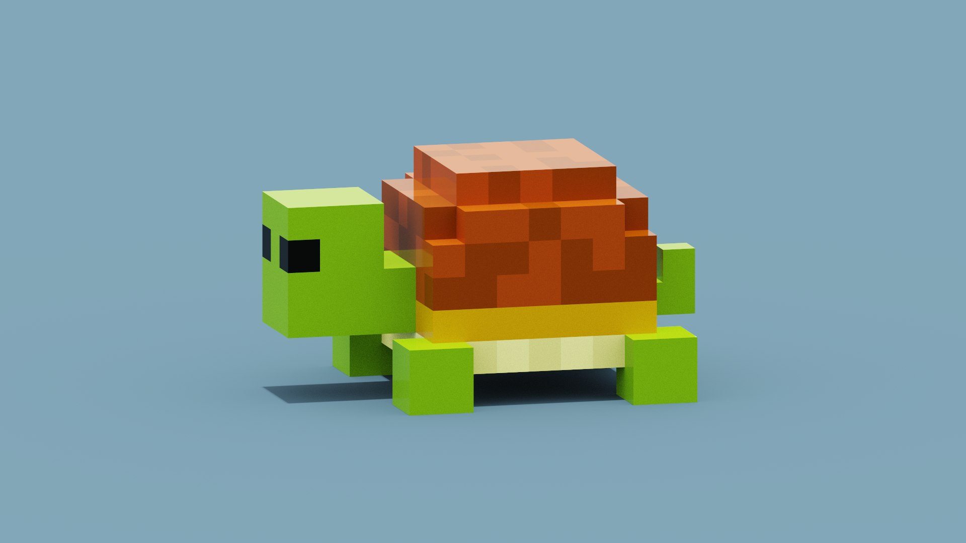Voxel Turtle 3D Model - TurboSquid 1916085