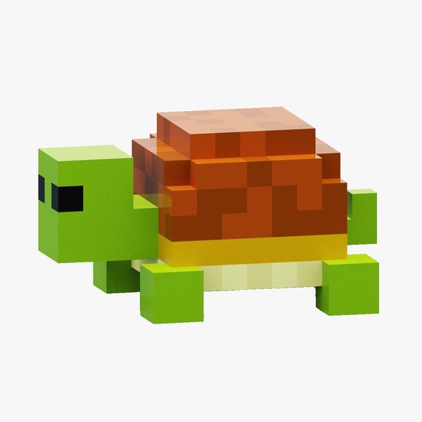 Voxel Turtle 3D model - TurboSquid 1916085