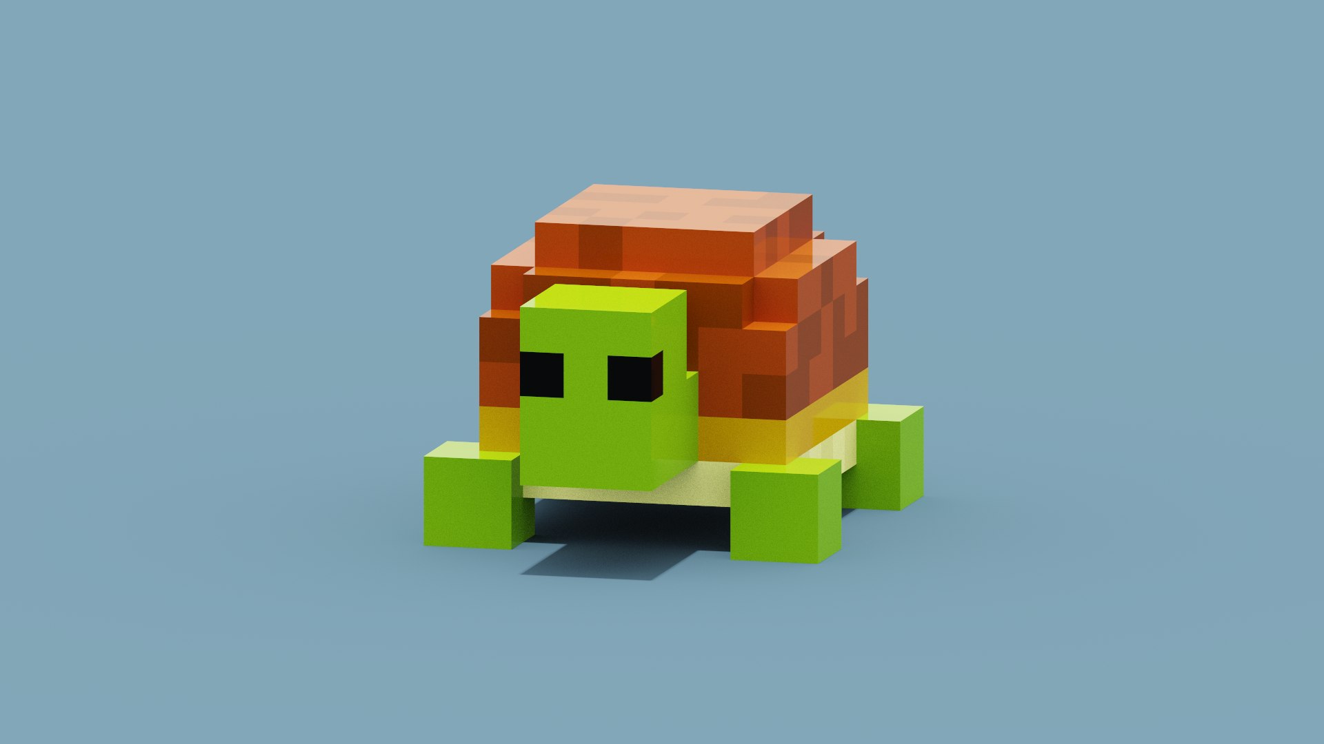 Voxel Turtle 3D Model - TurboSquid 1916085