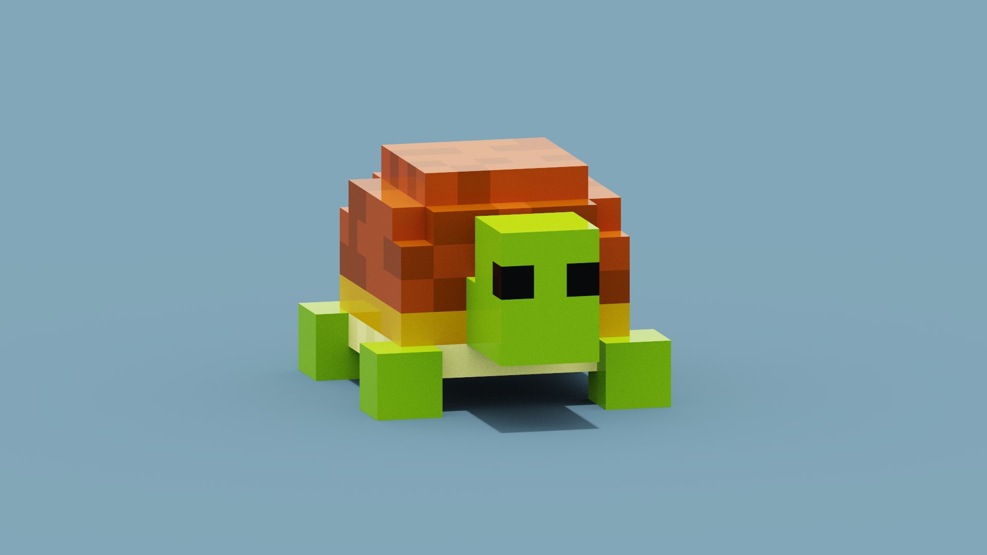 Voxel Turtle 3D Model - TurboSquid 1916085