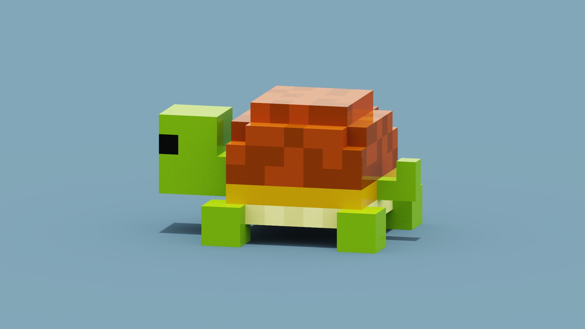 Voxel Turtle 3D Model - TurboSquid 1916085