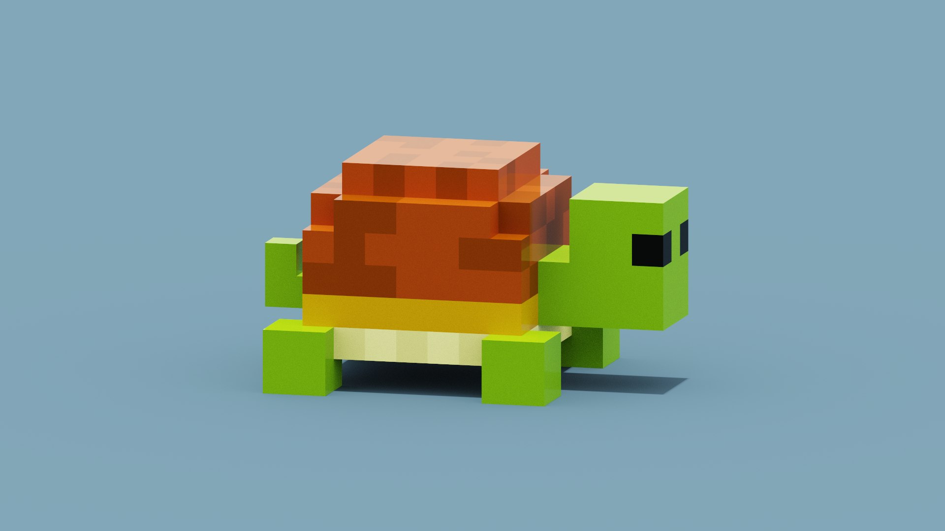 Voxel Turtle 3D Model - TurboSquid 1916085