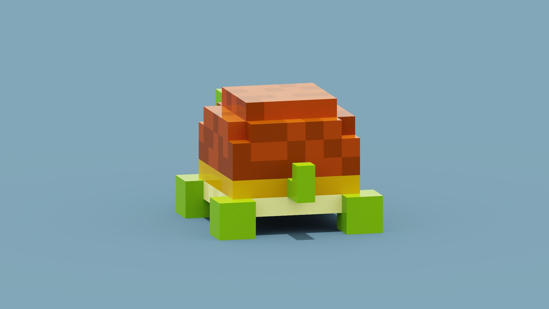 Voxel Turtle 3D Model - TurboSquid 1916085