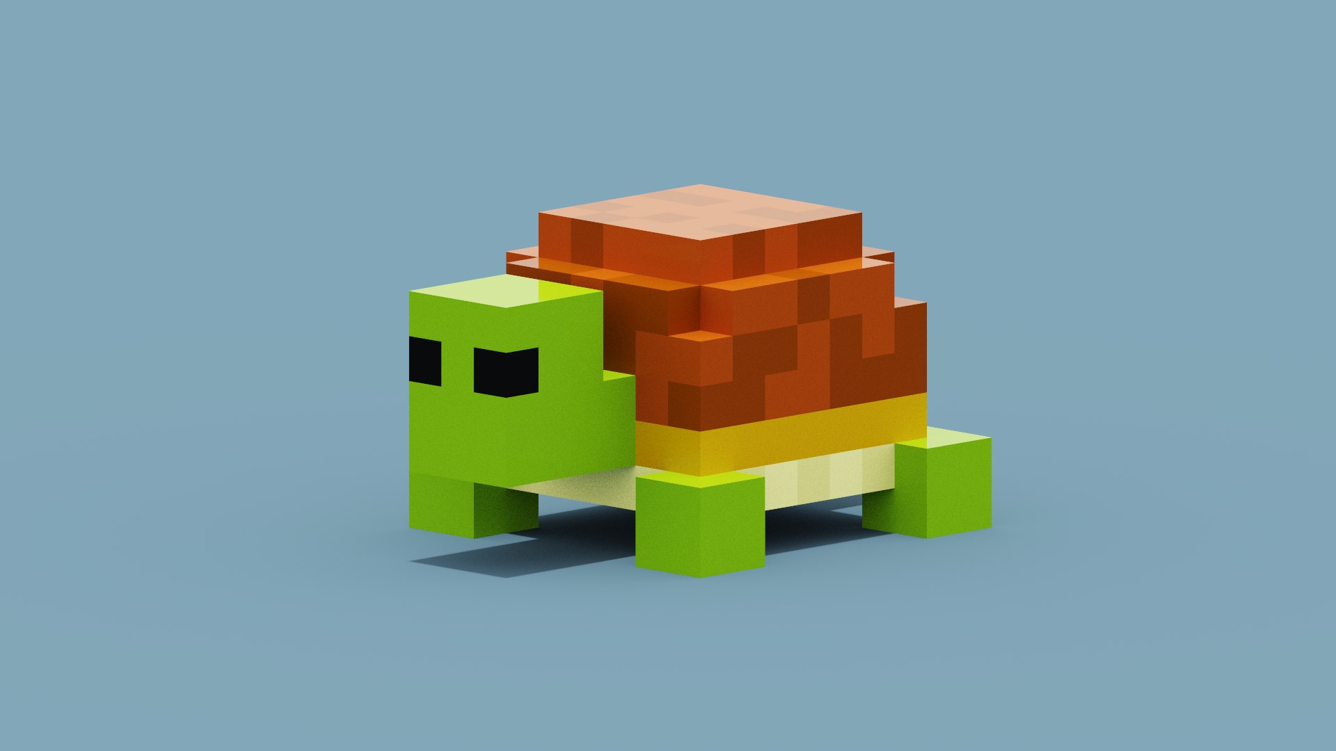Voxel Turtle 3D Model - TurboSquid 1916085