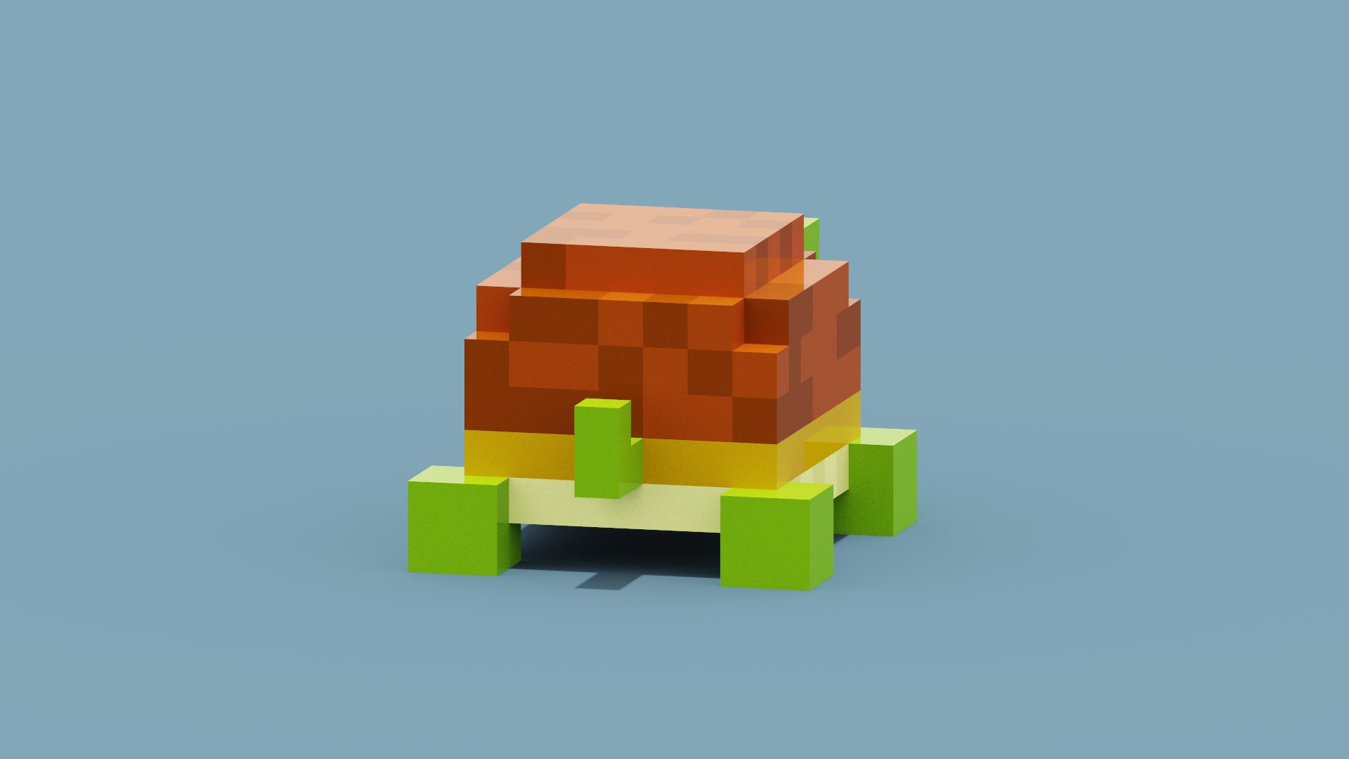 Voxel Turtle 3D Model - TurboSquid 1916085