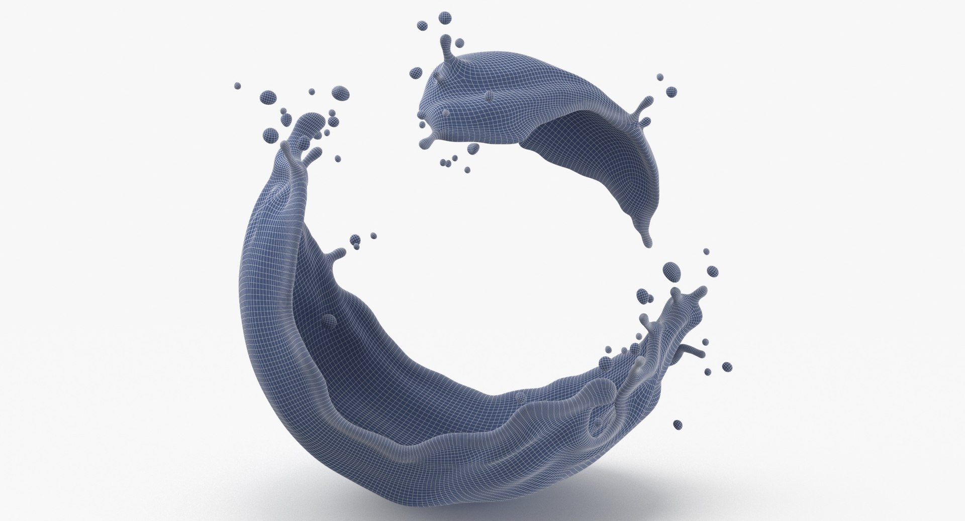 Prop 12 Cream Splash Type 02 3D Model - TurboSquid 2144587