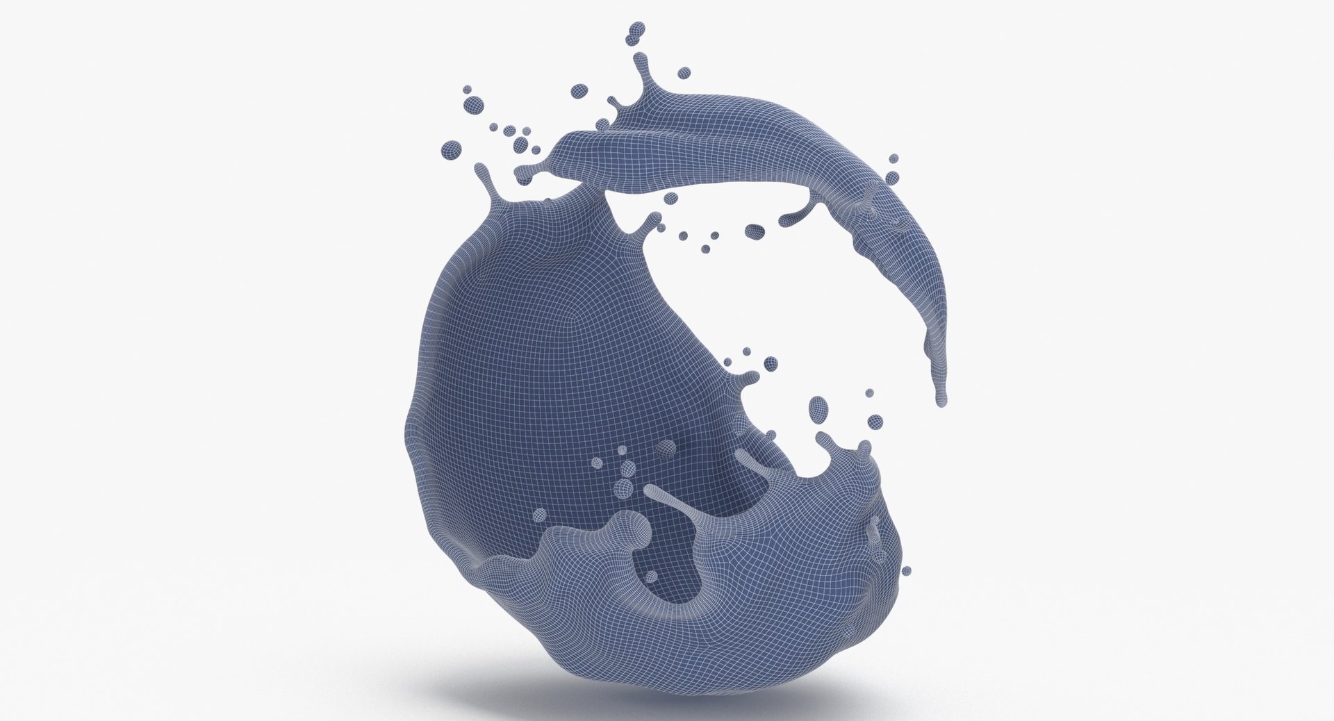 Prop 12 Cream Splash Type 02 3D Model - TurboSquid 2144587