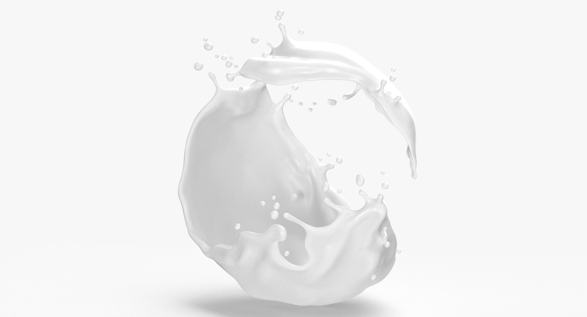 Prop 12 Cream Splash Type 02 3D Model - TurboSquid 2144587