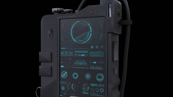 3D Sci-fi Radio model - TurboSquid 1916036