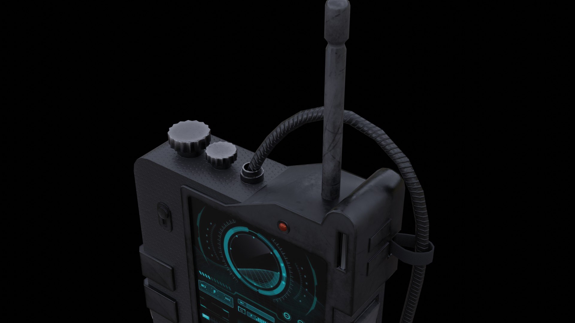3D Sci-fi Radio Model - TurboSquid 1916036
