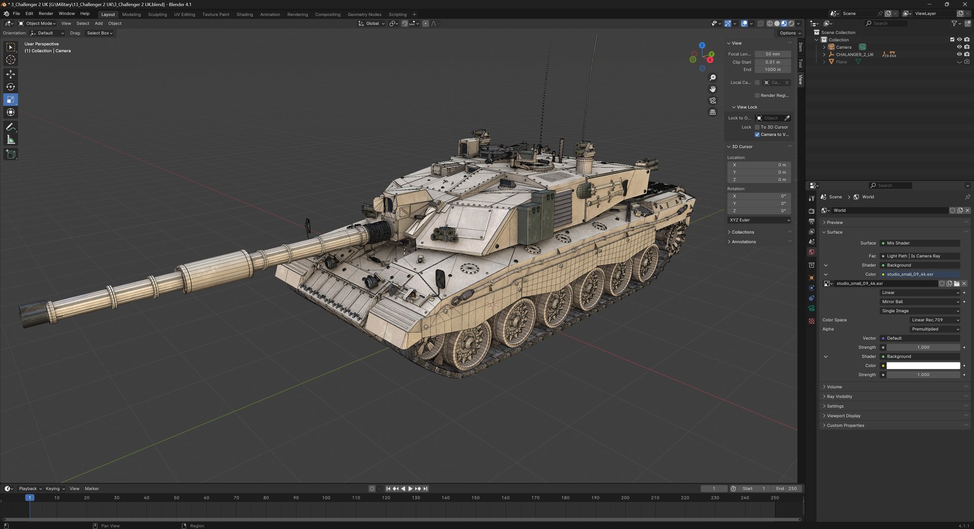 Challenger 2 Main Battle Tank 3D Model - TurboSquid 2257885