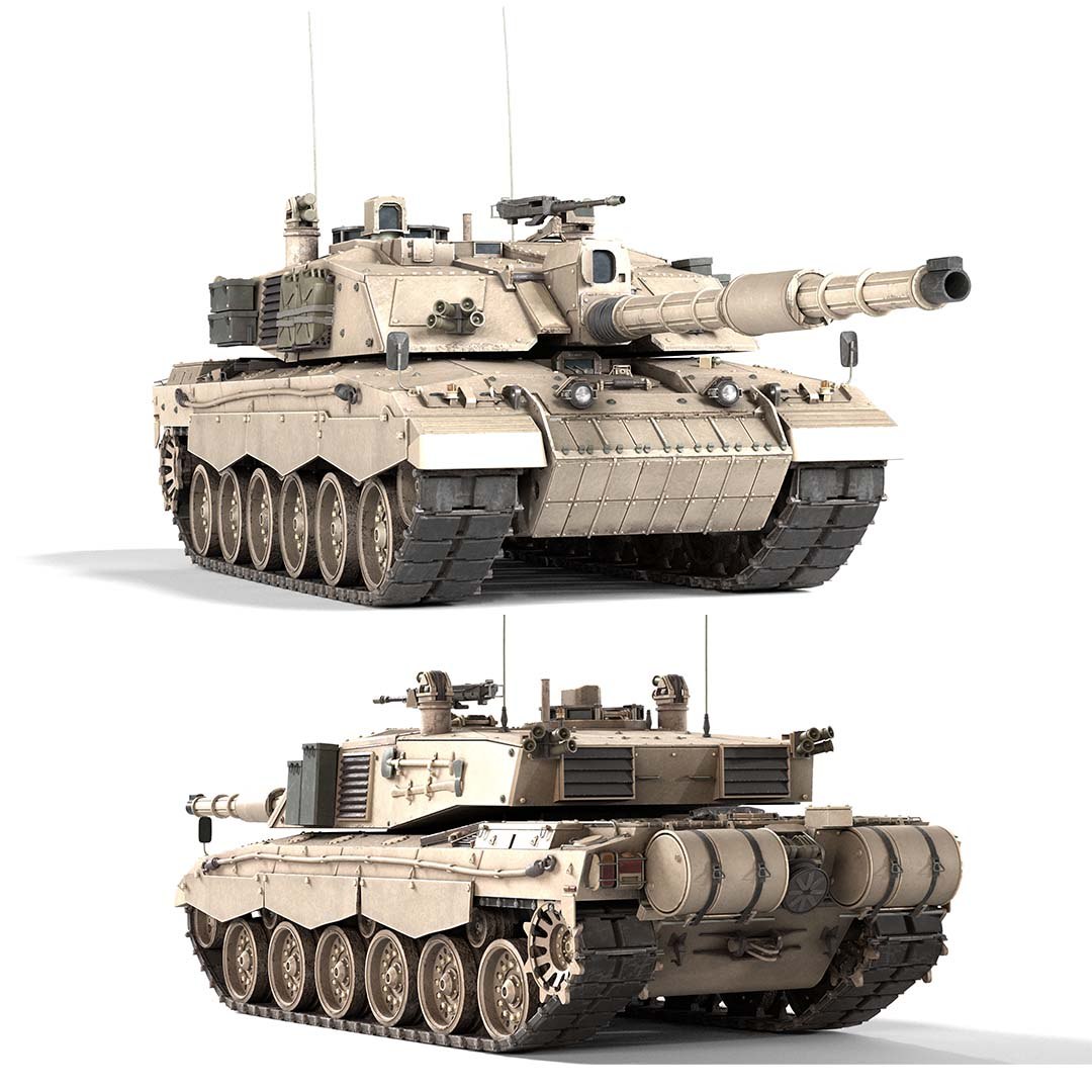 Challenger 2 Main Battle Tank 3D Model - TurboSquid 2257885