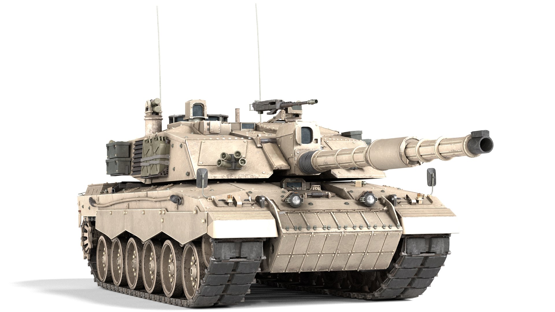 Challenger 2 Main Battle Tank 3D Model - TurboSquid 2257885