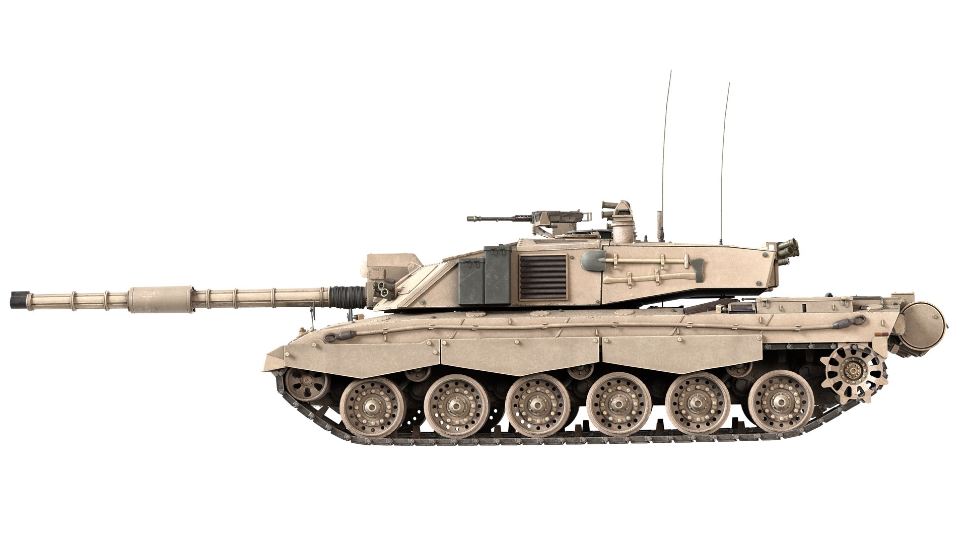 Challenger 2 Main Battle Tank 3D Model - TurboSquid 2257885