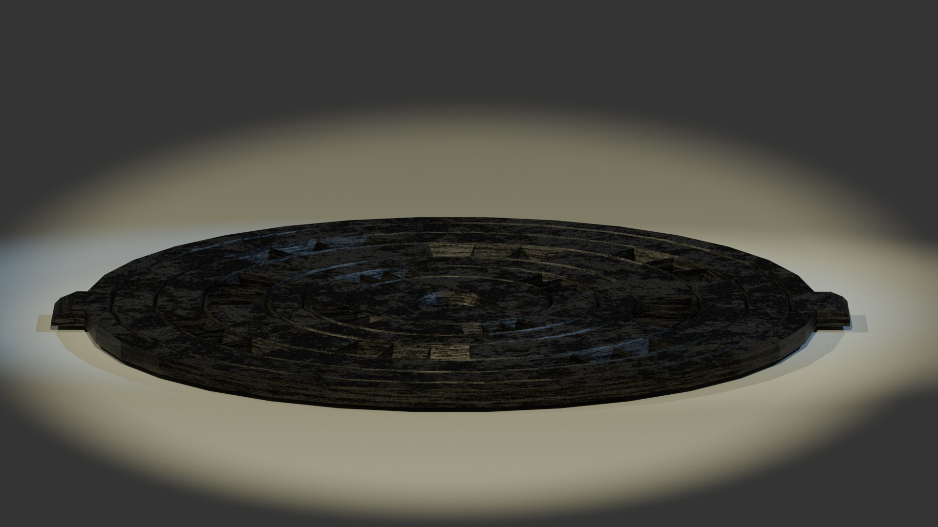 Free 3D Rustic Manhole Cover 3D Model Low Poly Game Ready Model ...