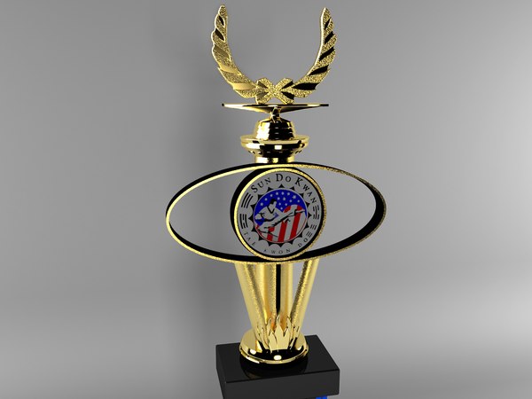 3d karate trophy